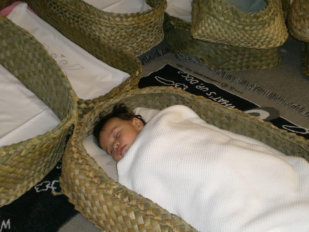 Whānau embrace flax bassinets | EIT Hawke's Bay and Tairāwhiti