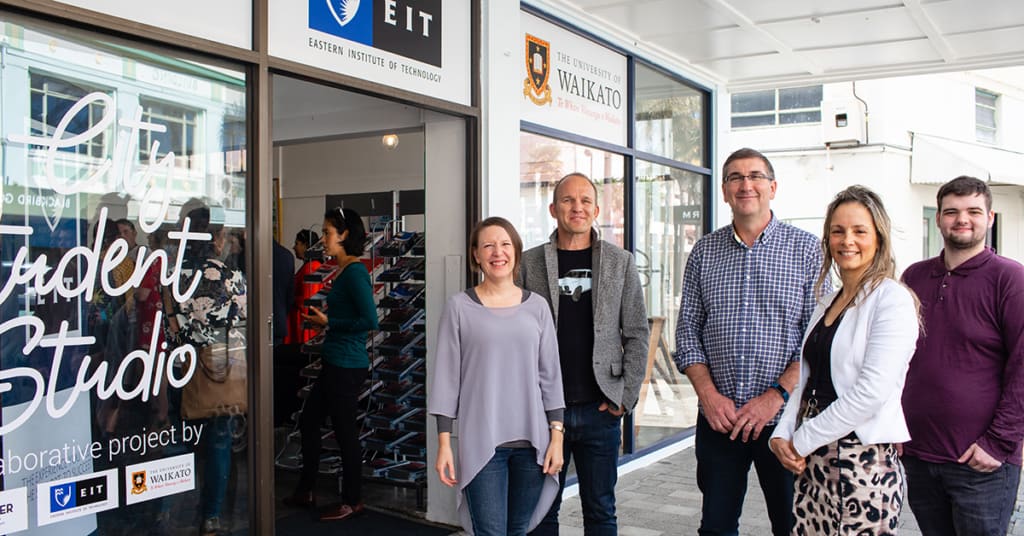 Studio for students adds vibrancy to Napier CBD | EIT Hawke's Bay and ...
