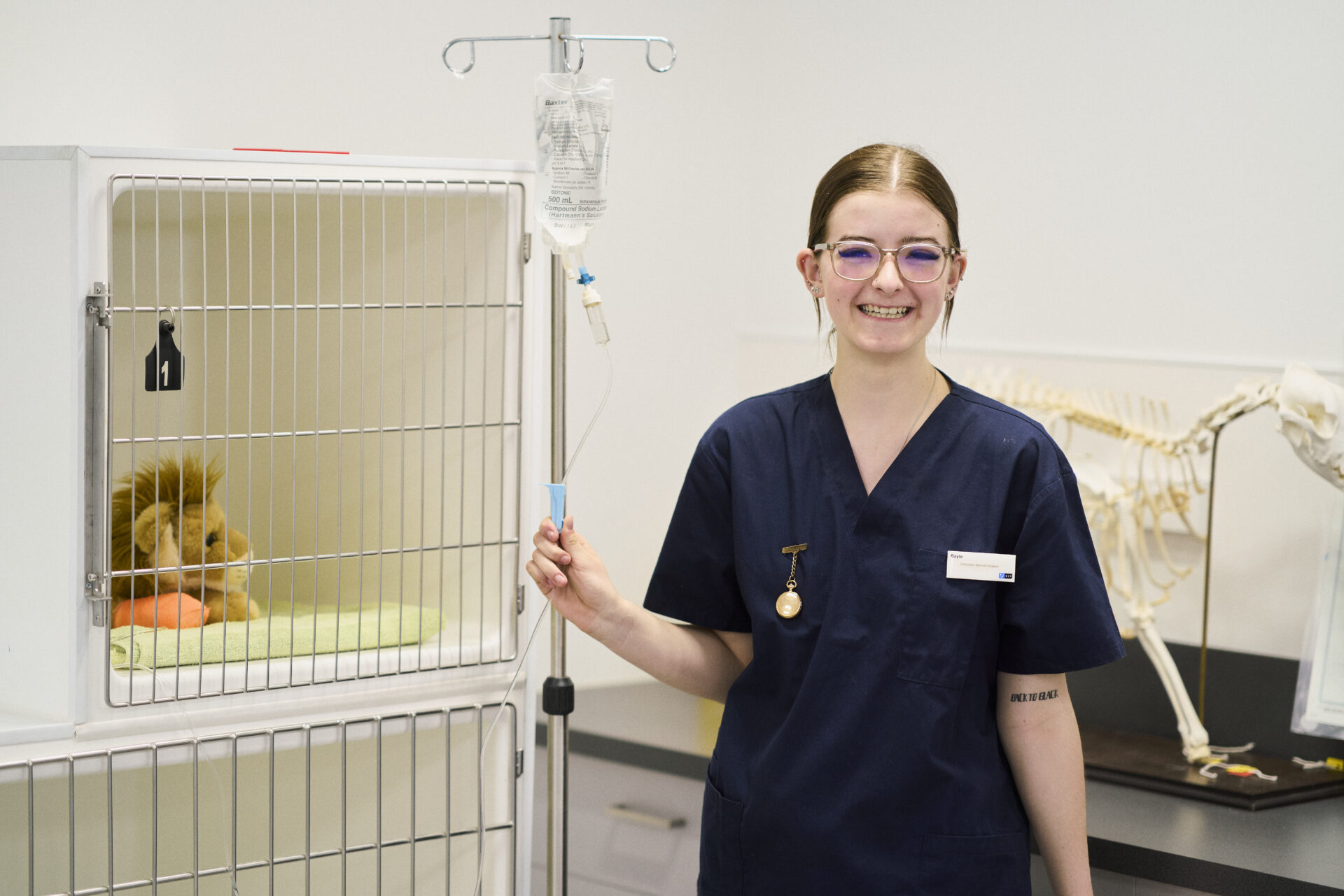 Caring for sick animals and helping them get better prompted student to ...